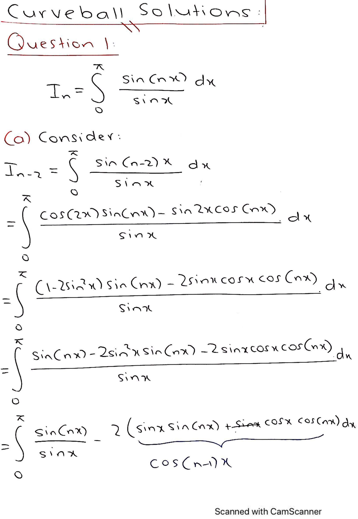 Curveball Solutions: Reduction Formula 1 Analysis - Studocu