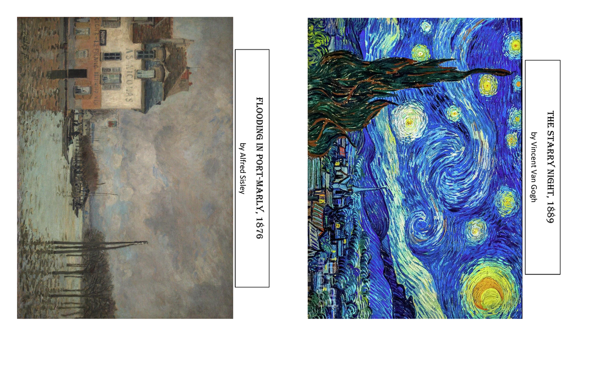 Artworks Notes: Key Pieces from 1889 to 2017 - Studocu