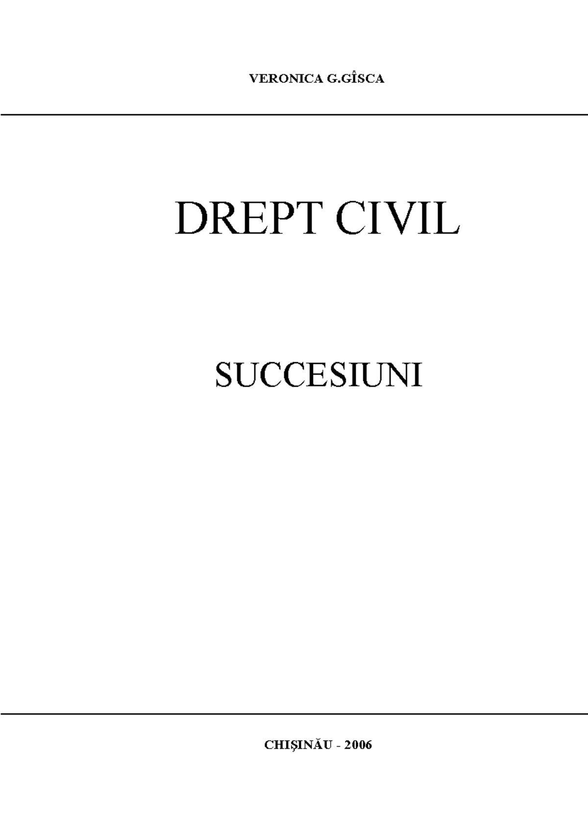 Drept Civil - Moșteniri și Succesiuni - Note de Lecție (DREPT 101 ...
