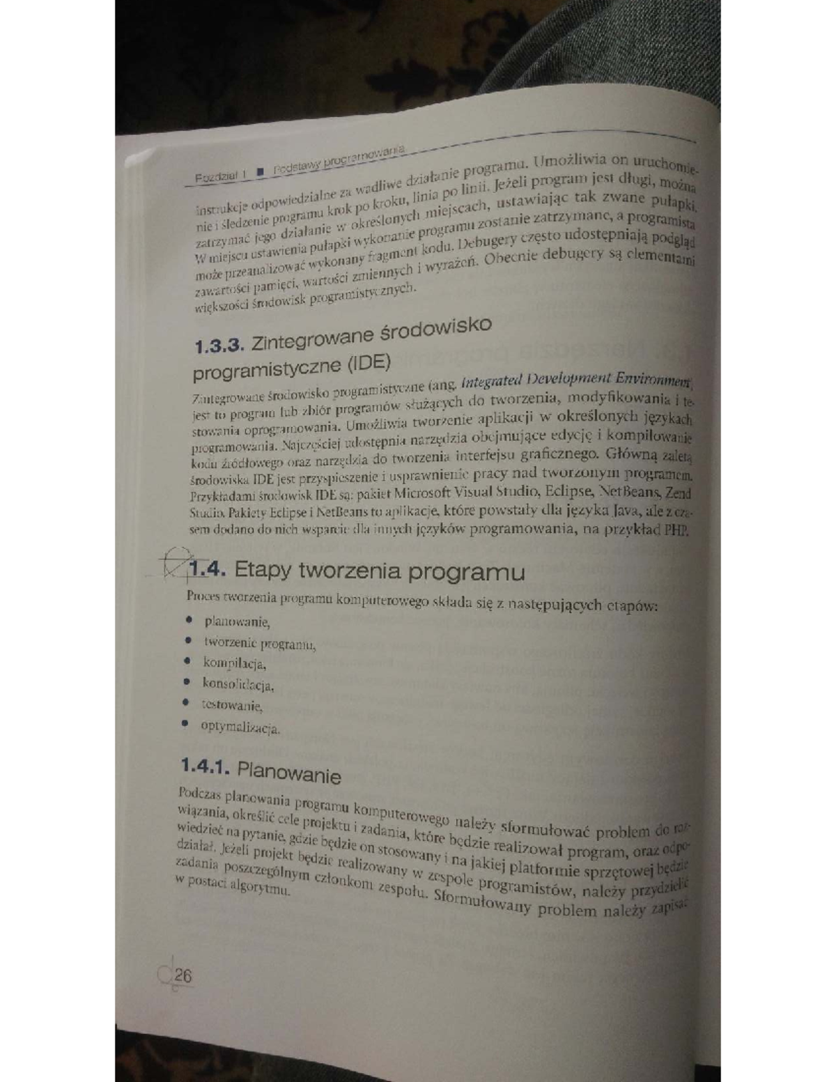 Podstawy programowania: Etapy tworzenia programów - Rozdział 1 - Studocu