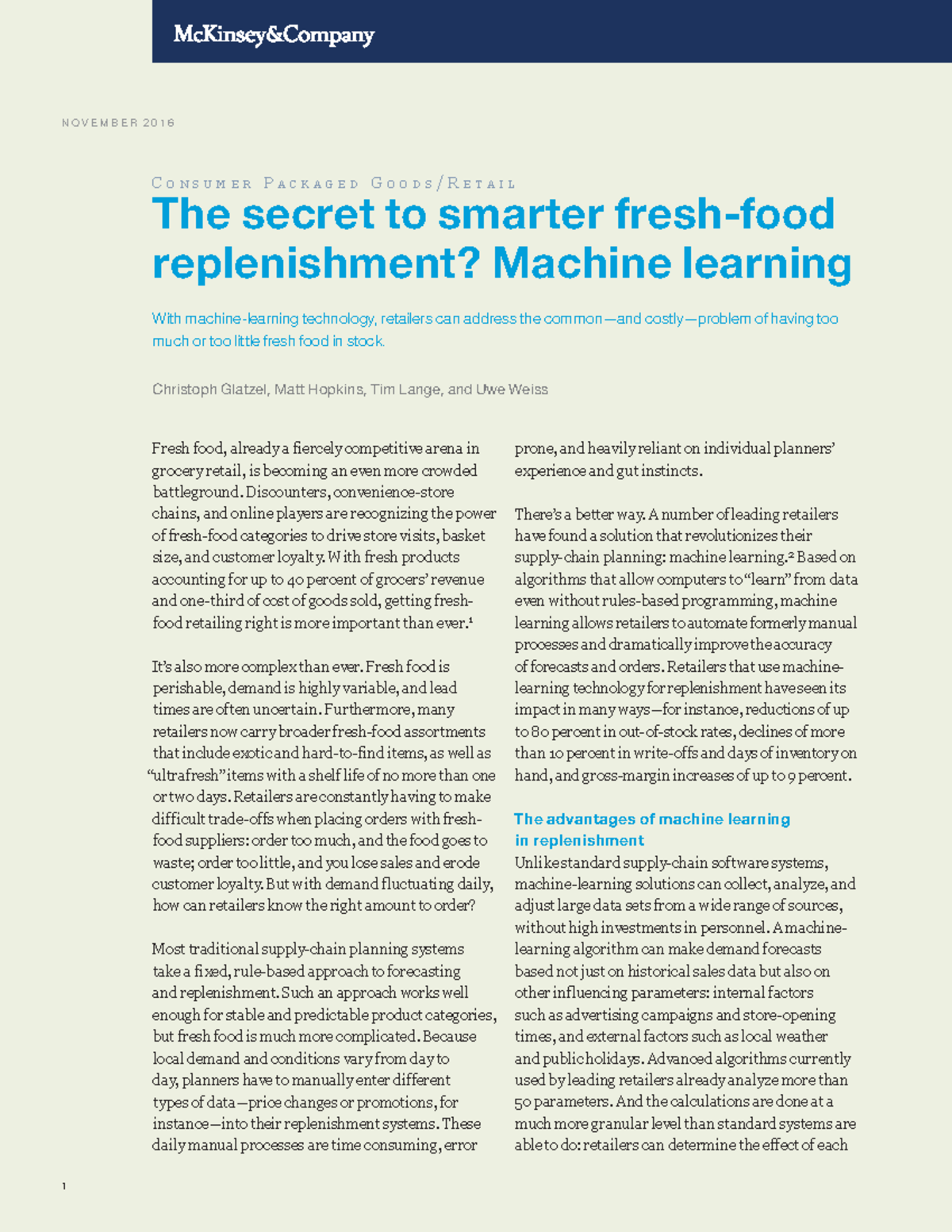 The secret to smarter fresh food replenishment machine learning - The ...