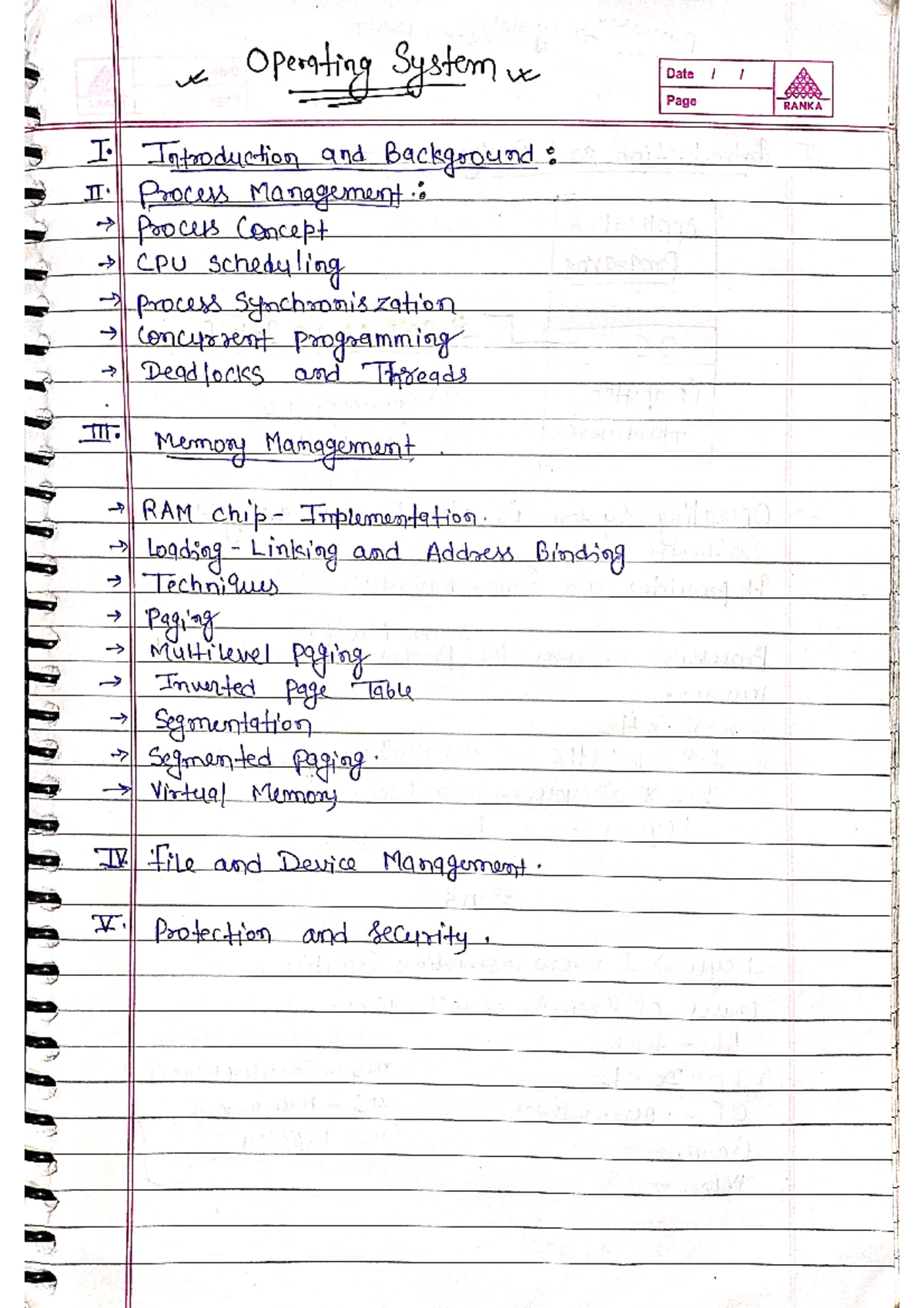 Operating Systems (OS) Practice Questions for Exam Preparation - Studocu