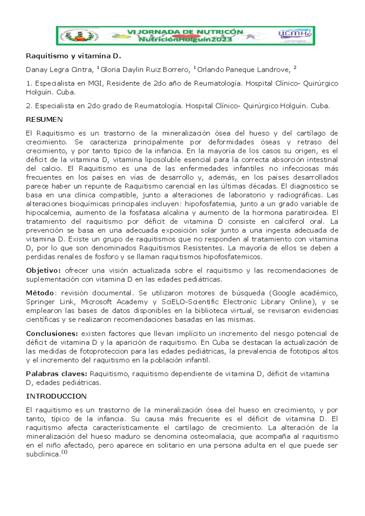 46-134-1-PB - ipiooid ejeje - Raquitismo y vitamina D. Danay Legra ...
