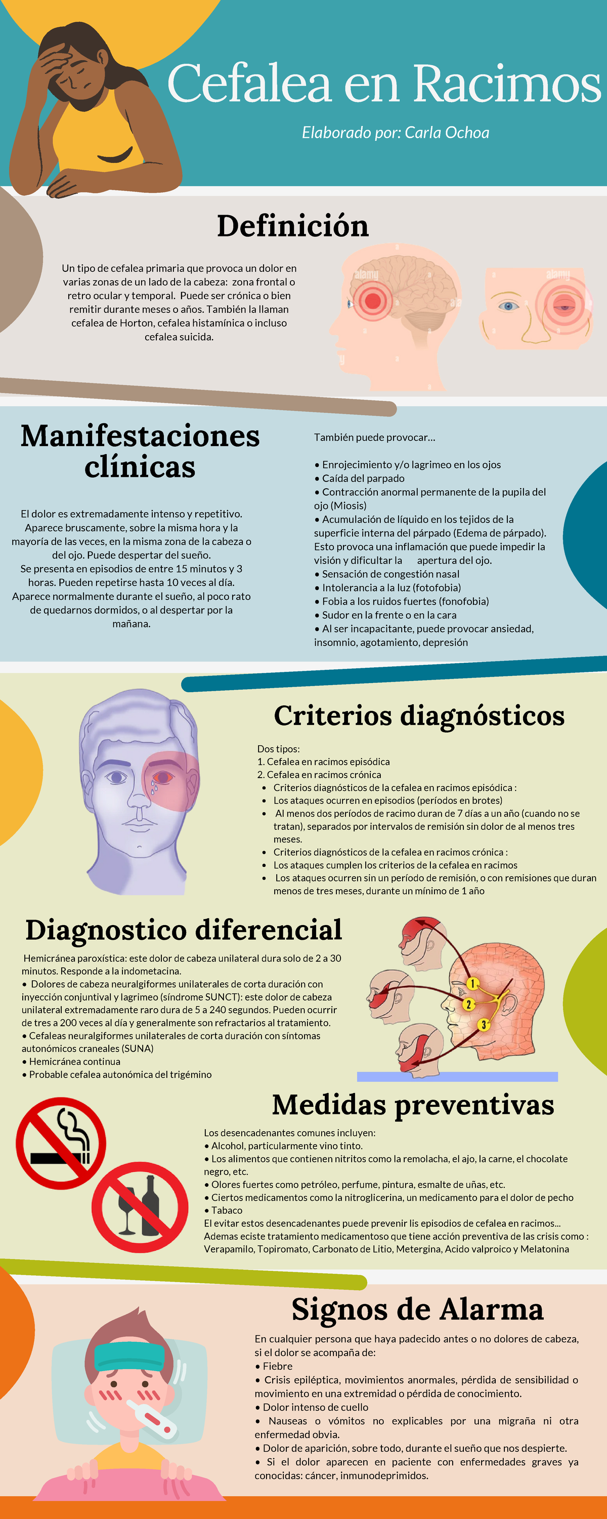 Cefalea en Racimos: Diagnóstico, Tratamiento y Prevención - Studocu