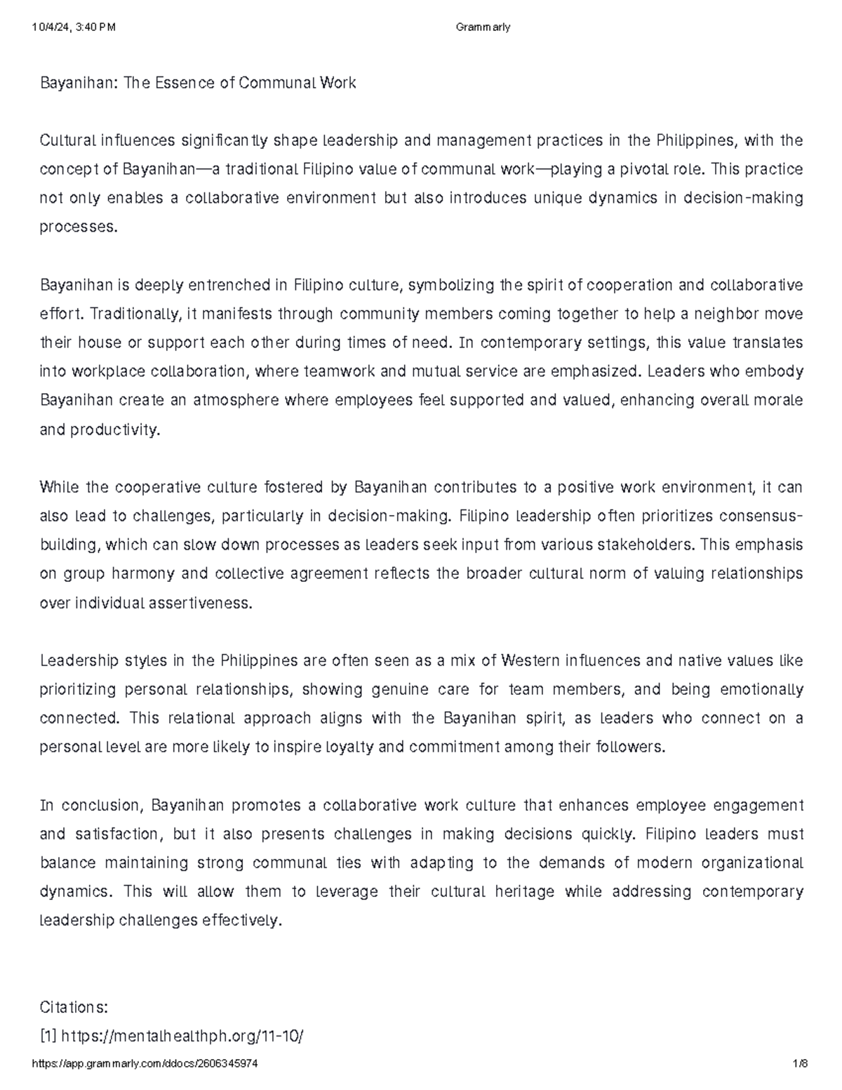 Bayanihan - Activity - Bayanihan: The Essence of Communa Work Cu tura ...