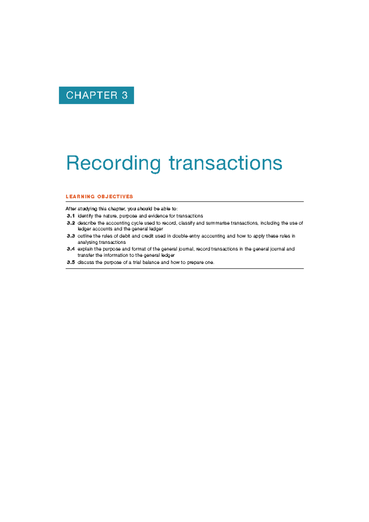 CHAP 3 - Recording Transactions in Financial Accounting - Studocu