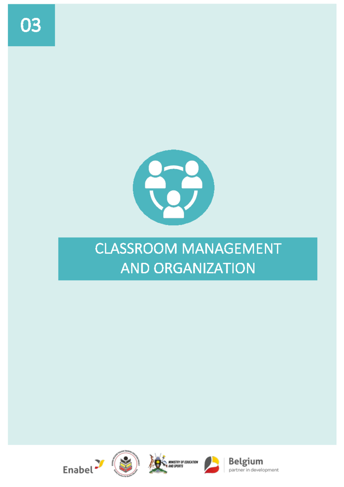 03 CLASSROOM MANAGEMENT AND ORGANIZATION: Strategies & Lesson Planning ...