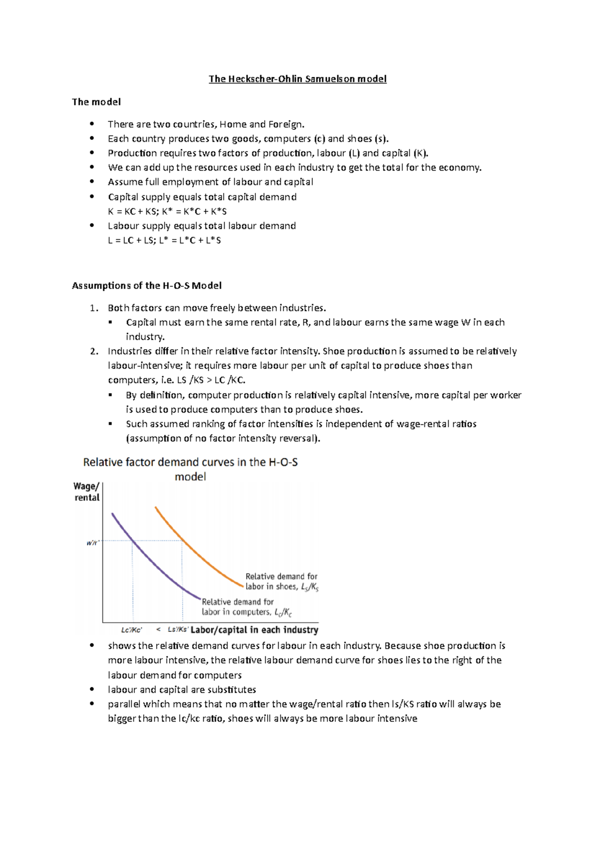 Heckscher-Ohlin-Samuelson Model Analysis: Comparative Advantage & Trade ...