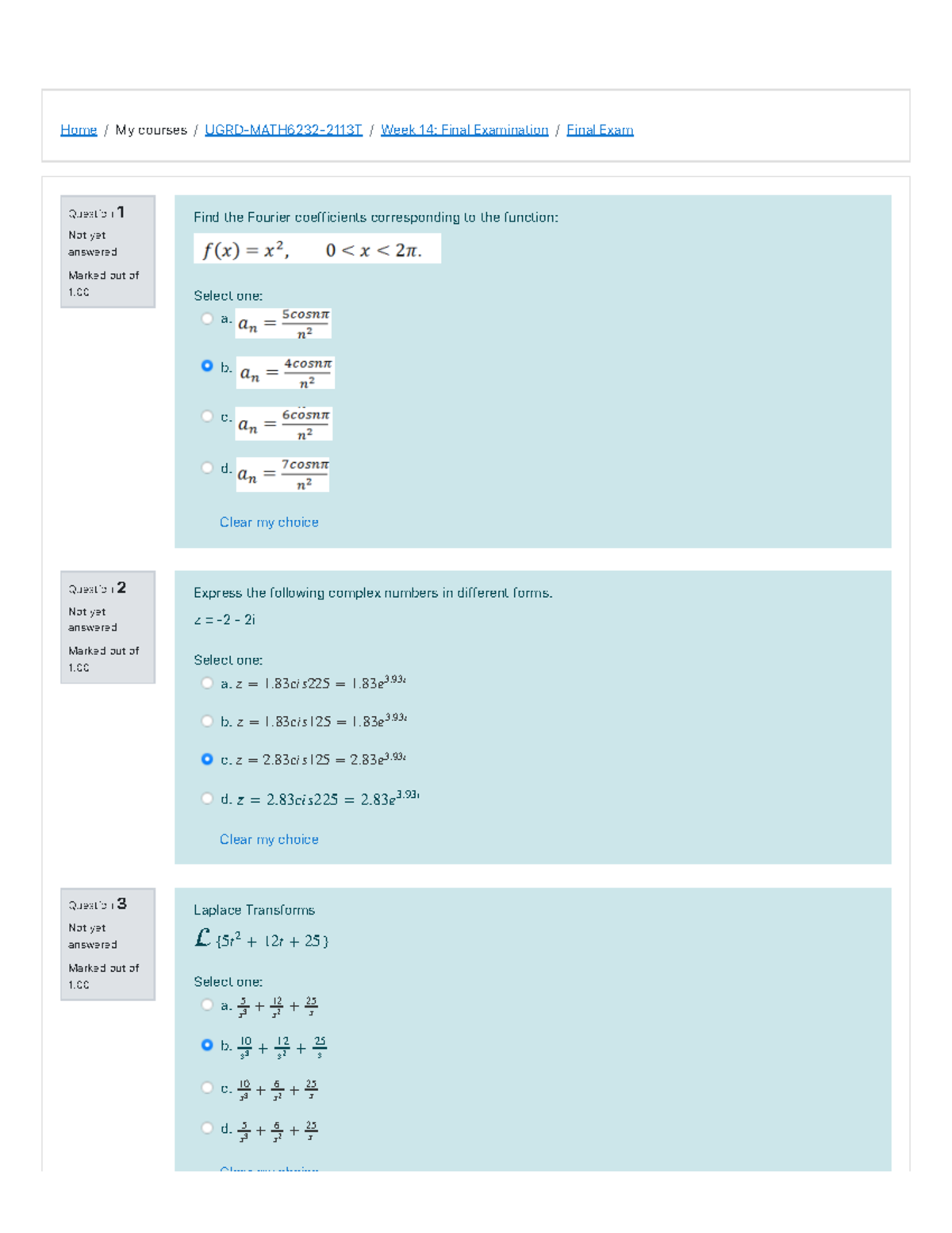Final Exam - Home / My courses / UGRD-MATH6232-2113T / Week 14: Final ...