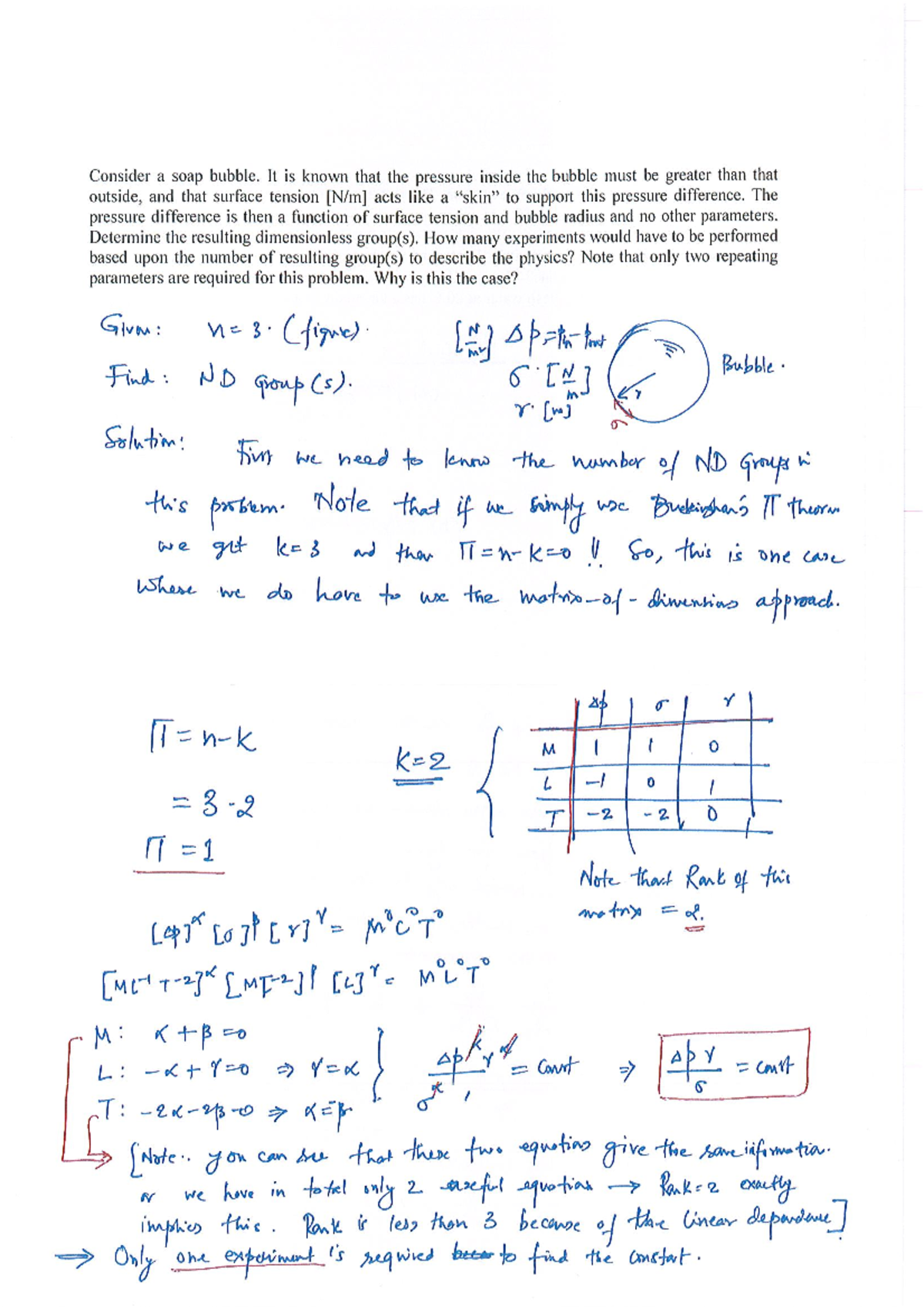 Tutorial 9 Solutions - Dynamics of Fluid Flow and Pressure Analysis ...