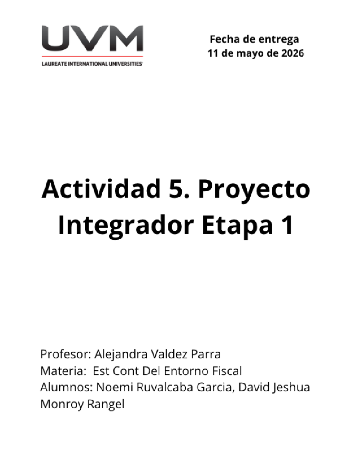 Actividad 5: Creación de Persona Moral y Régimen Fiscal - SERVCONTFI ...