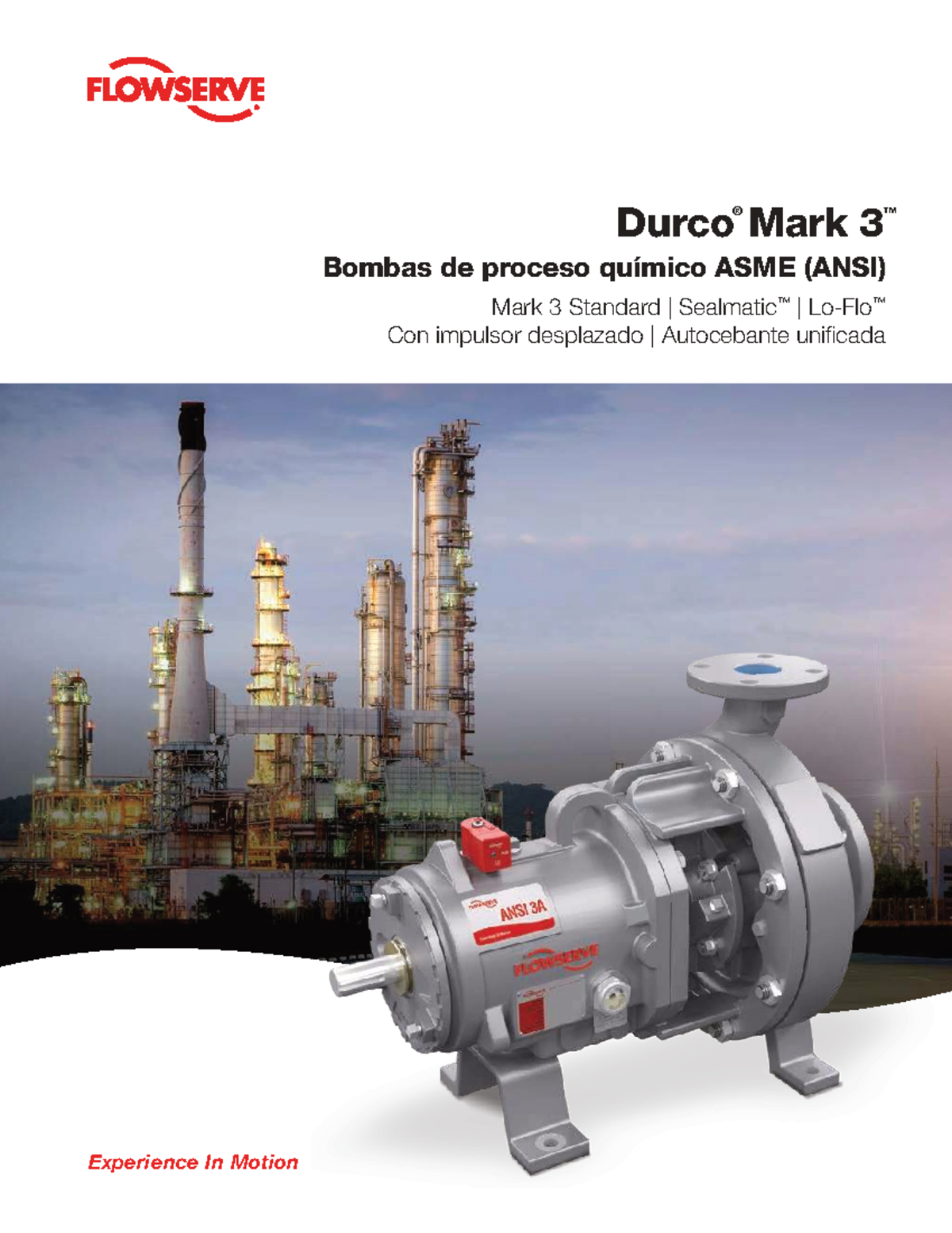 Bombas de Proceso Químico Durco Mark 3 ASME (ANSI) - Desempeño y ...
