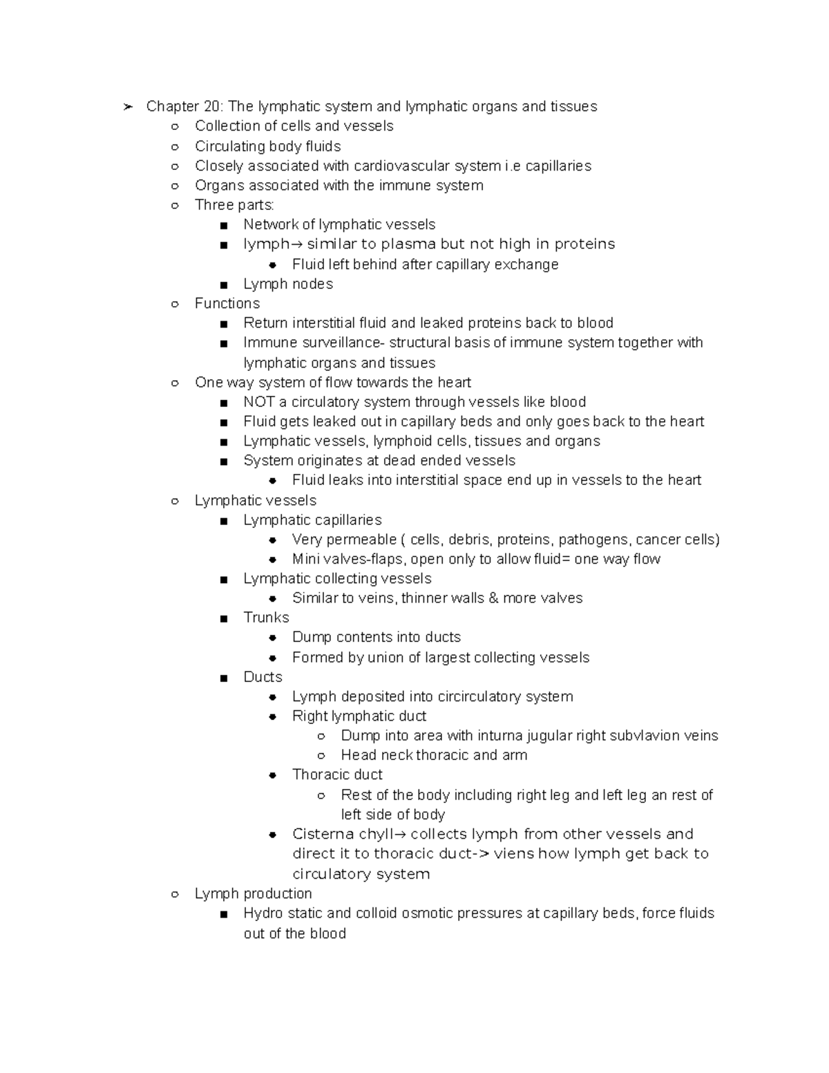 Exam 4 Study Guide: Lymphatic System and Immune Response Notes - Studocu