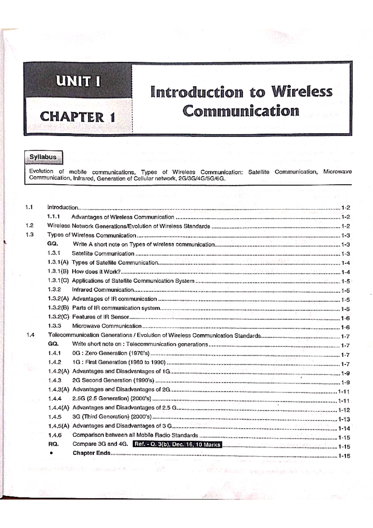 Lecture Notes on Wireless Communication (WC Unit 1) - SPPU BEIT 2019 ...