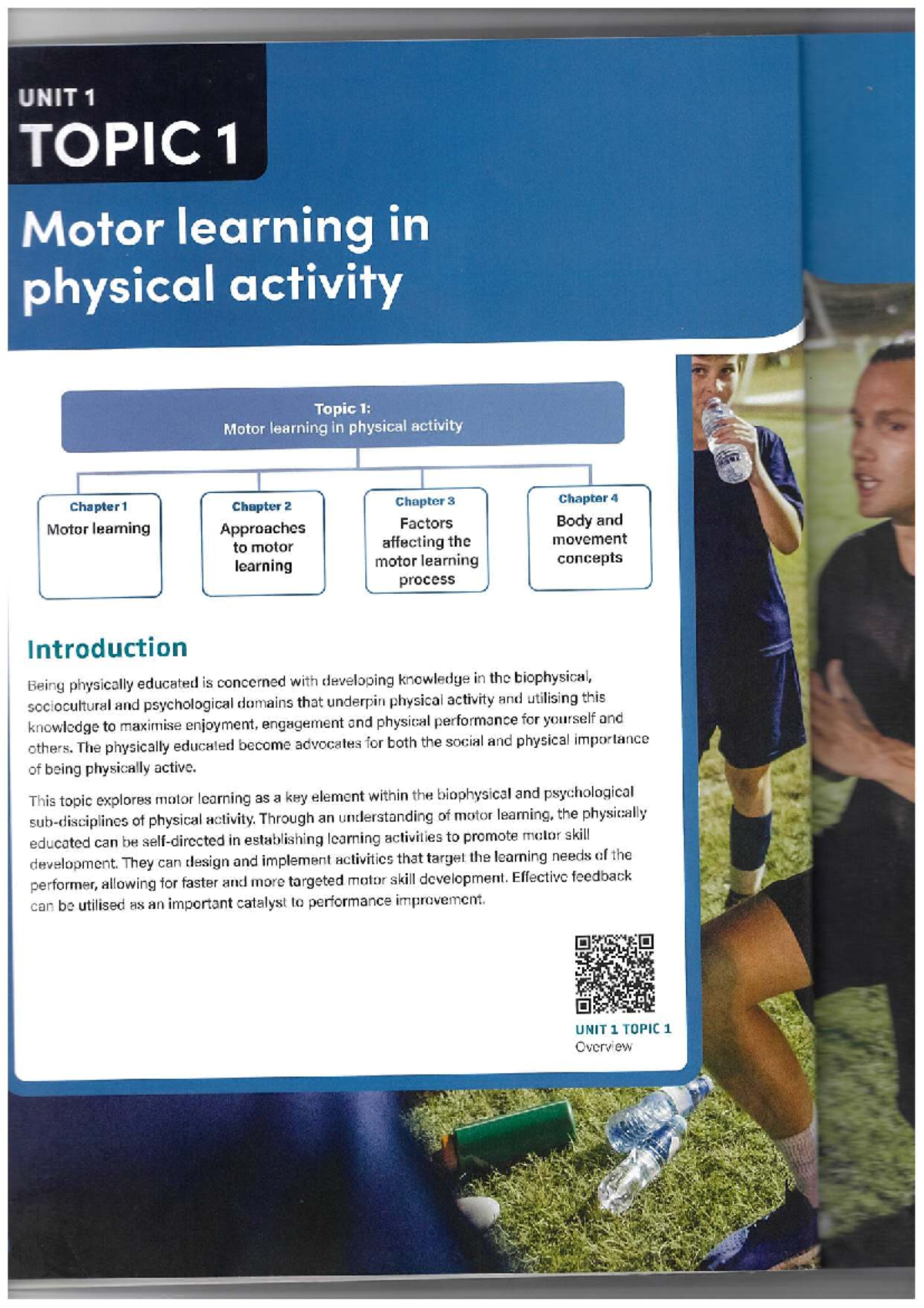 UNIT 1 TOPIC 1: Motor Learning in Physical Activity - Year 11 Overview ...