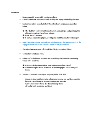 Duty of Care The Caparo Test (Law Notes) - Law Notes # 08/10/ Tort ...