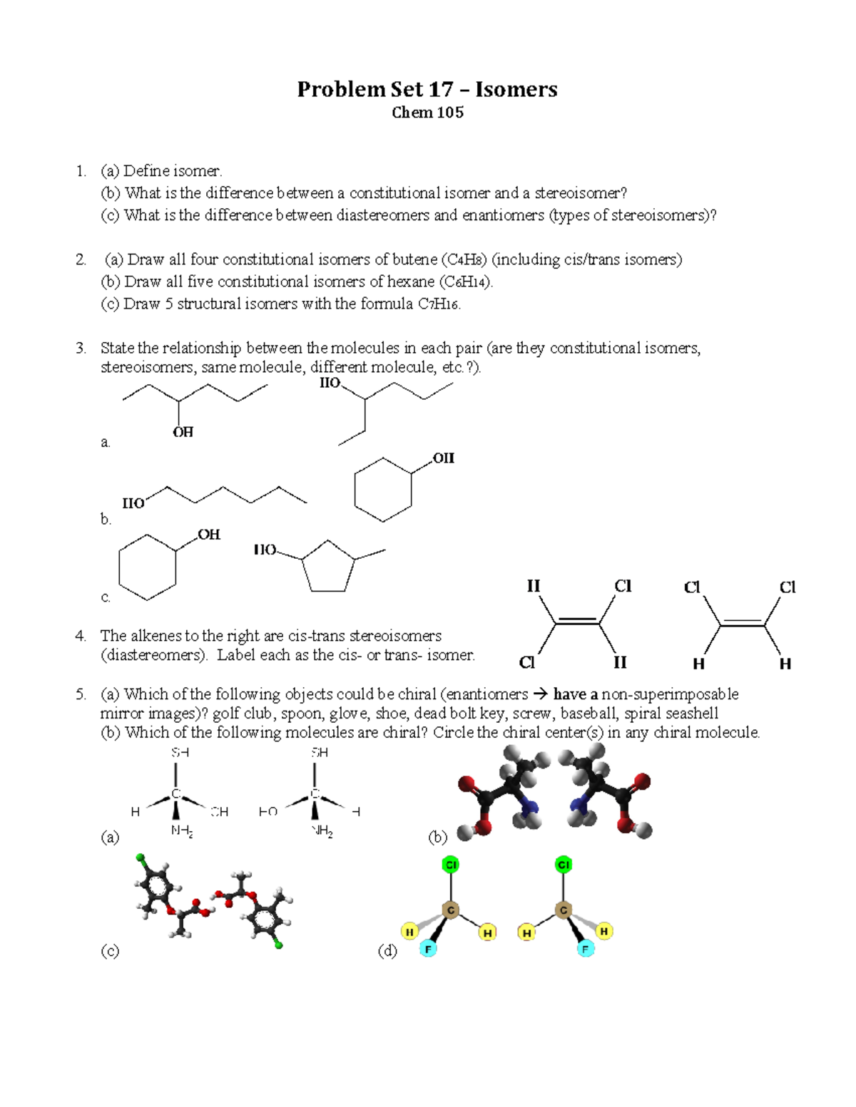 C7h16 Isomers