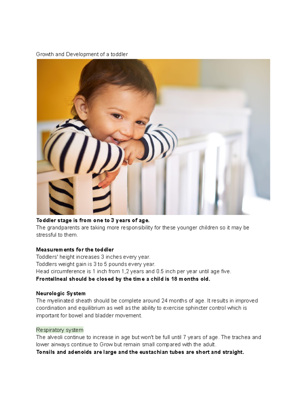 Growth and Development of a Toddler: Key Indicators and Guidelines ...