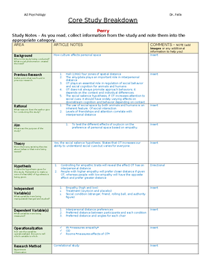 Parts of a study notes - Parts How are Studies organized? The title ...