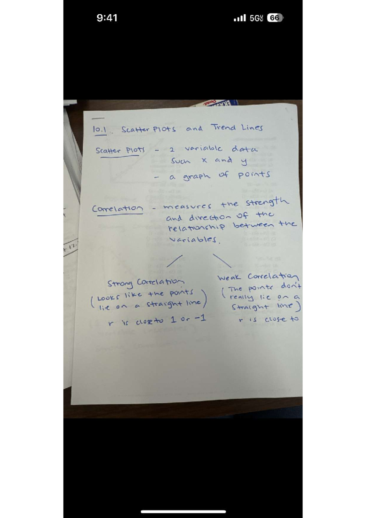 Final Exam Study Guide: Scatter Plots & Trend Lines (MATH 101) - Studocu