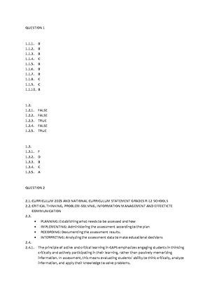 Understanding Assessment Practices in Education - Understanding ...