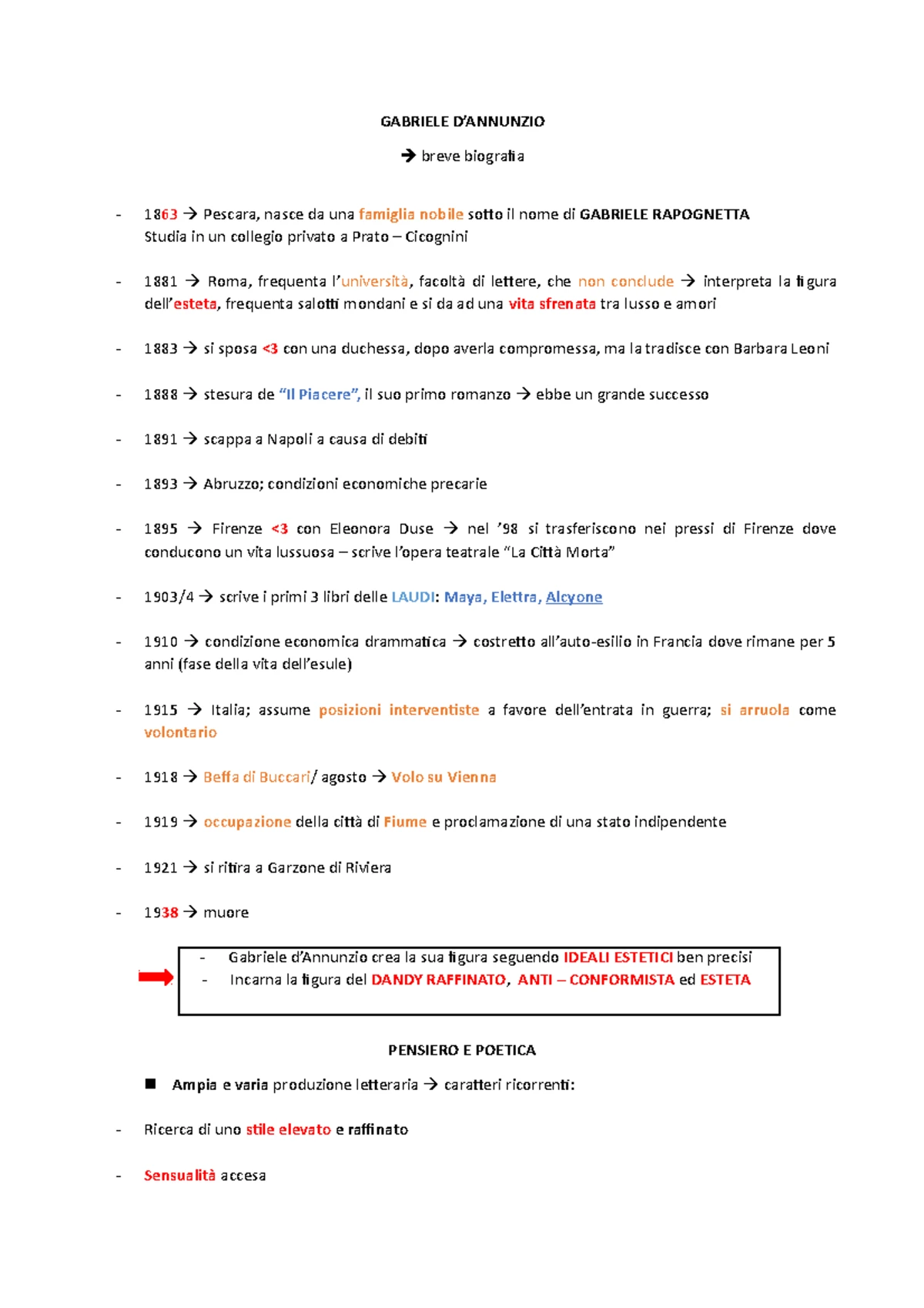 La donna - collegamenti per esame di maturità - Italiano Differenze tra ...