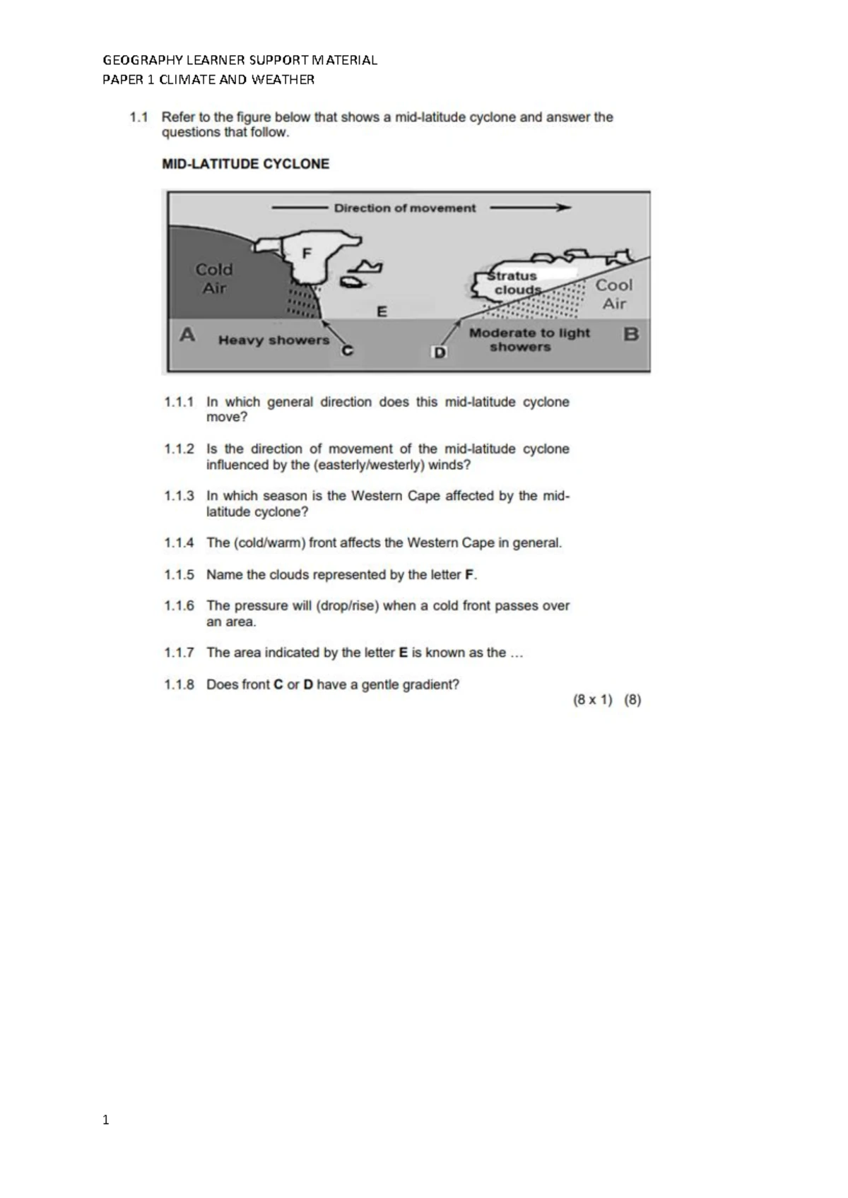 Grade 8 Geography X - Comprehensive Notes and Study Guide - Studocu