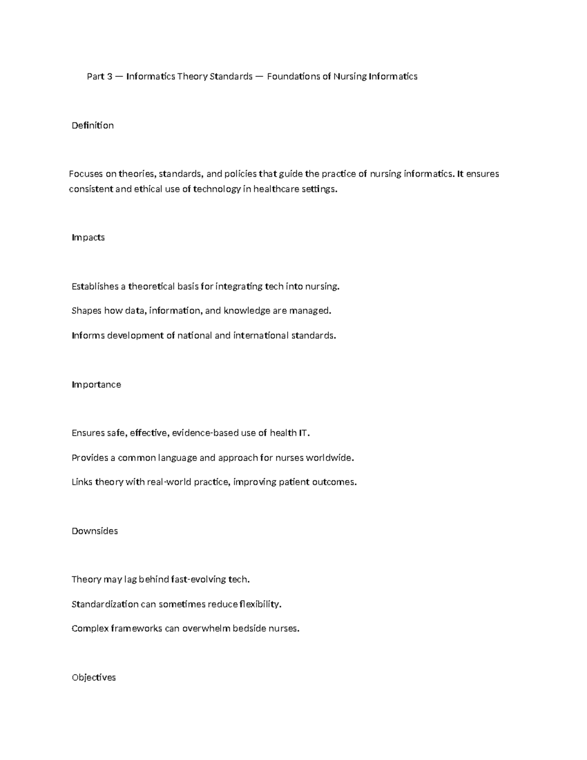 Nursing Informatics: Theoretical Foundations and Practical Applications ...