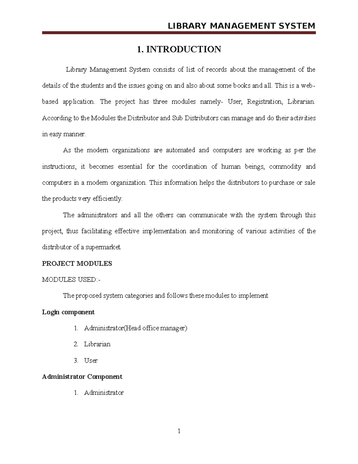Library Management System Project Overview: Concepts & Design - Studocu