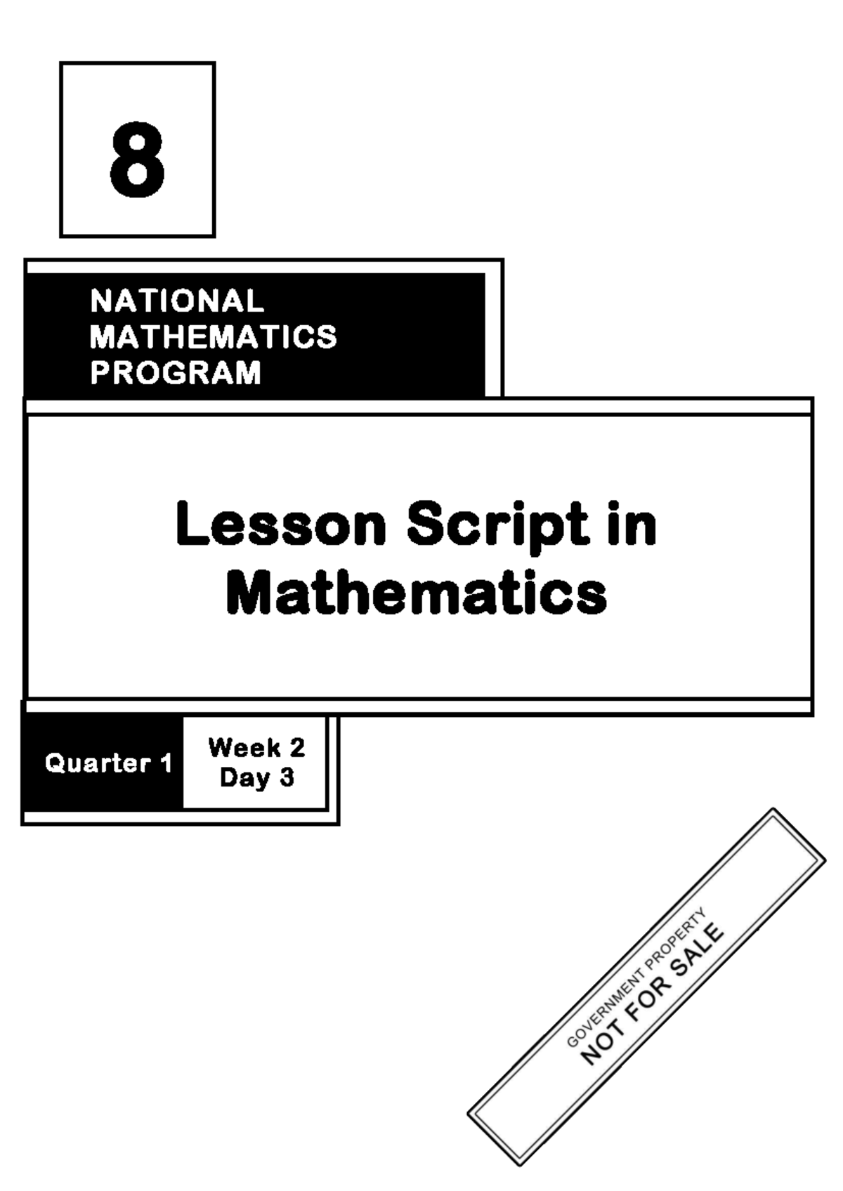 2024-LS-G8-NMP Mathematics Lesson Script Q1 W2 D3 - Studocu