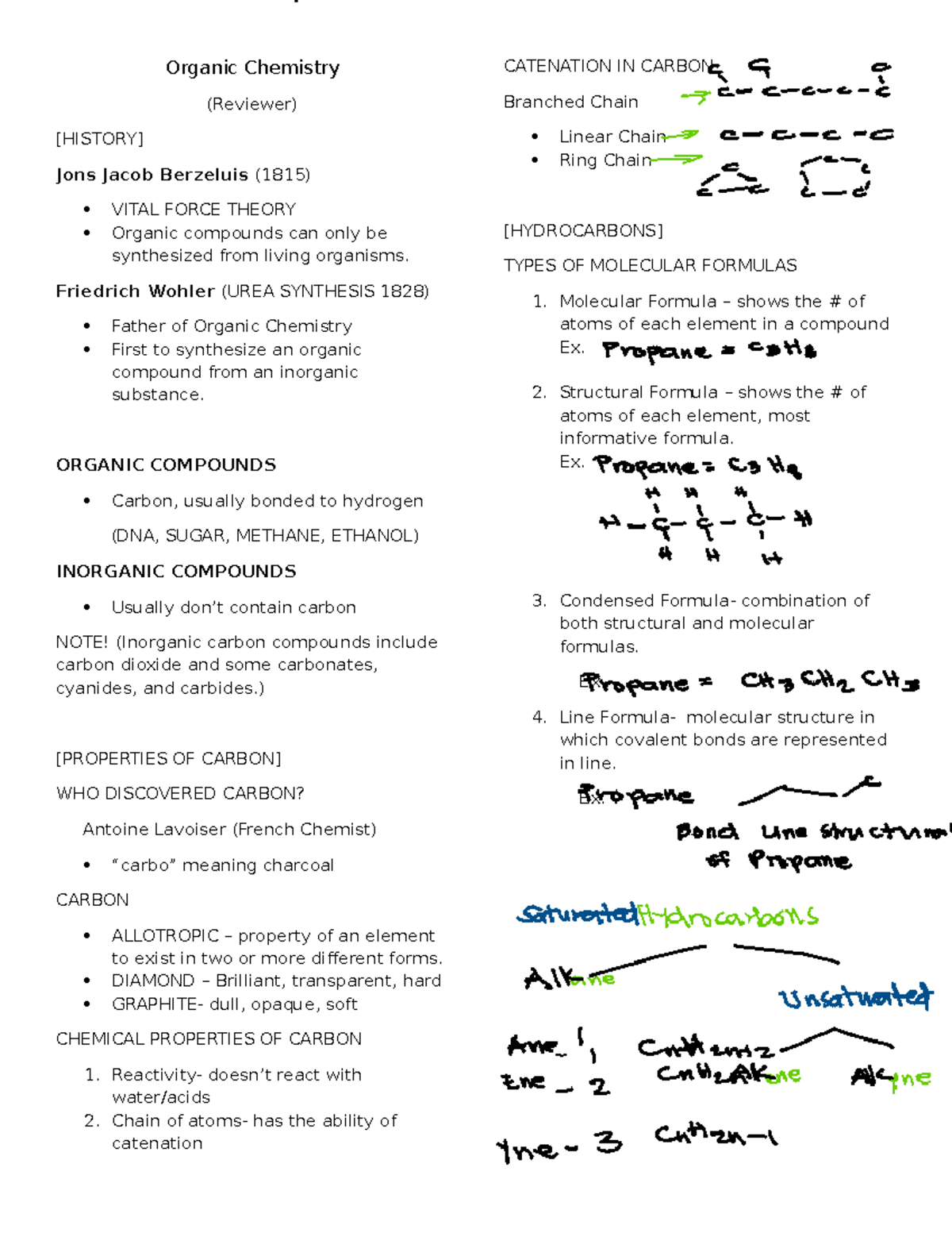 History of Organic Chemistry, Hydrocarbons, and Alkanes - Organic ...