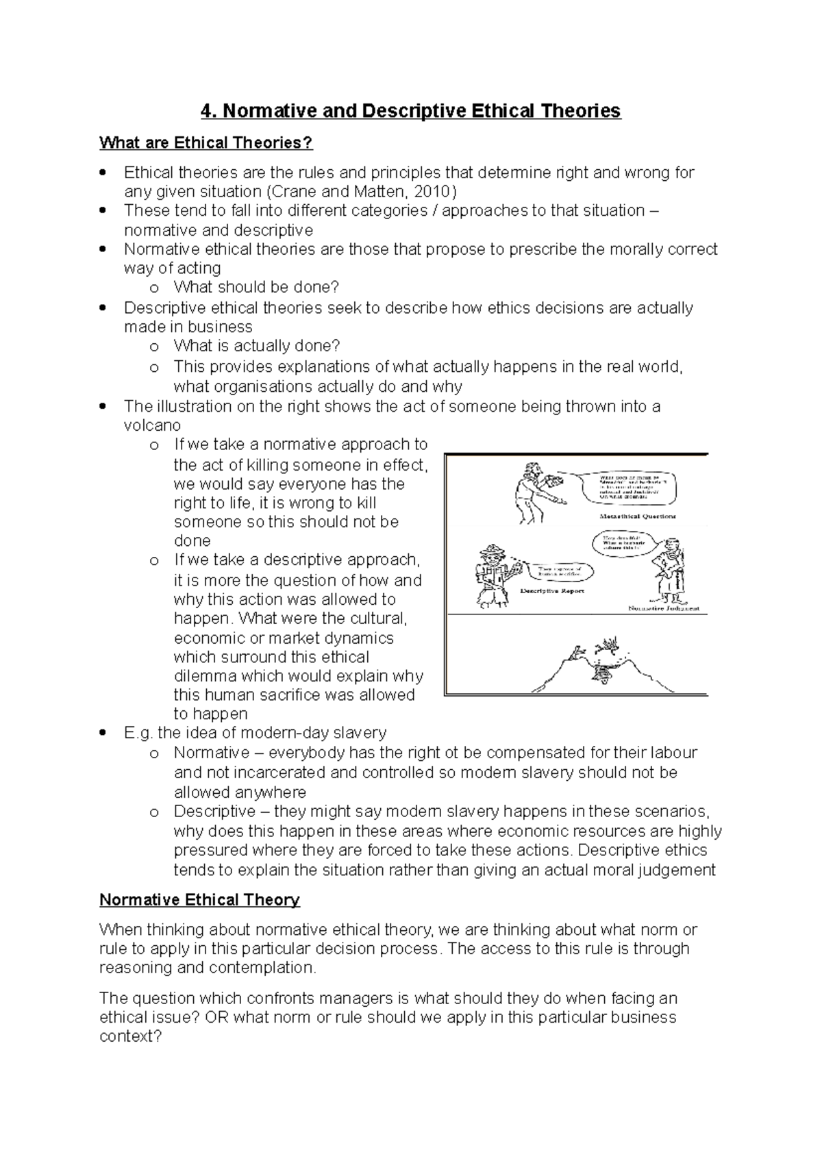 Normative and Descriptive Ethical Theories - 4. Normative and ...
