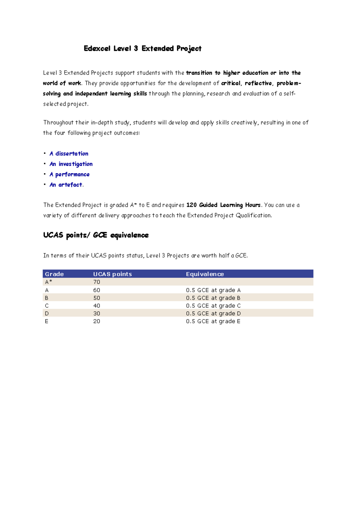 What is the project about - Edexcel Level 3 Extended Project Level 3 ...