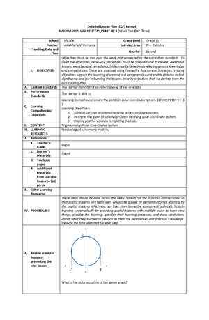 Math 1-Q4-Module-1 English - MATHEMATICS Quarter 4 – Module 1 Telling ...