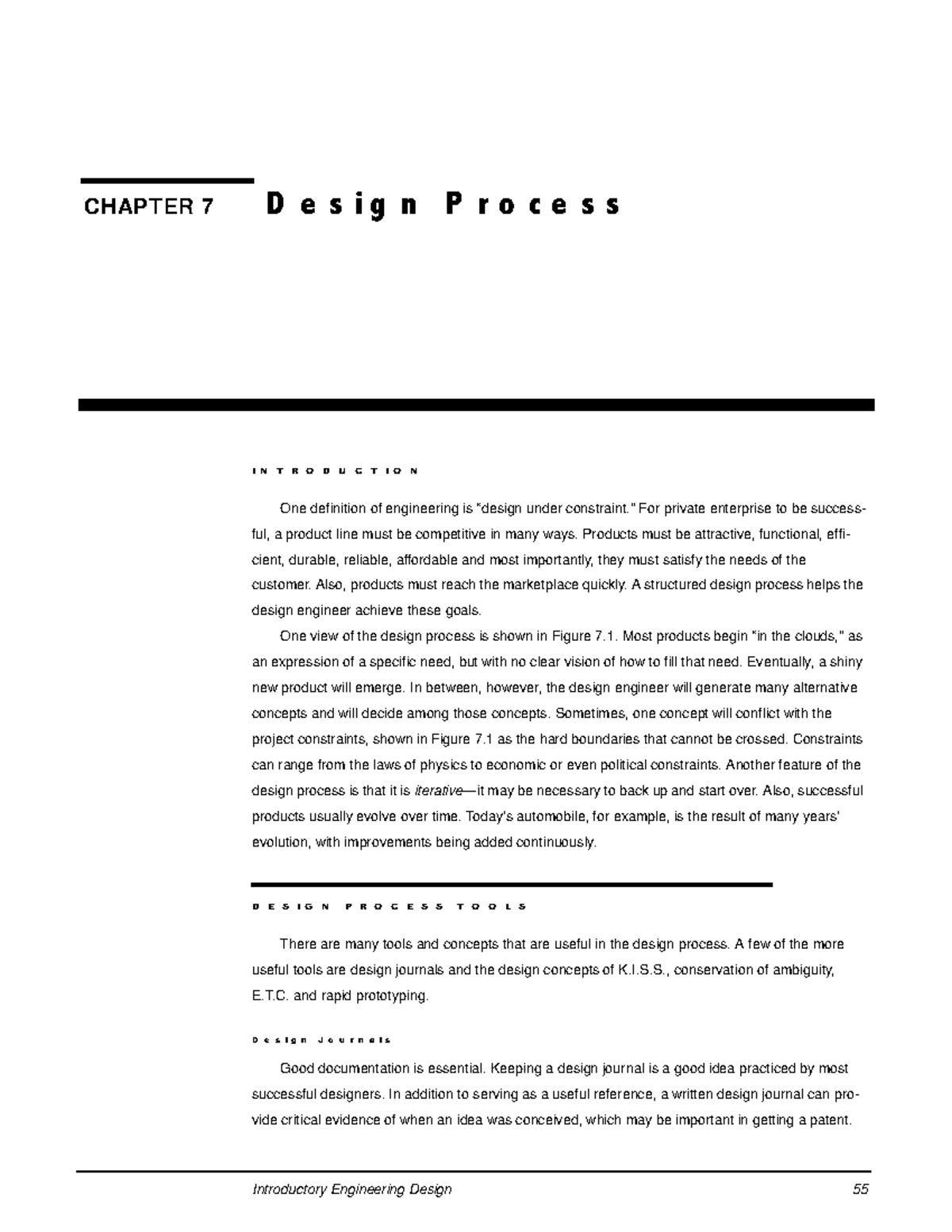 Introductory Engineering Design: Chapter 7 - Insights on the Design ...