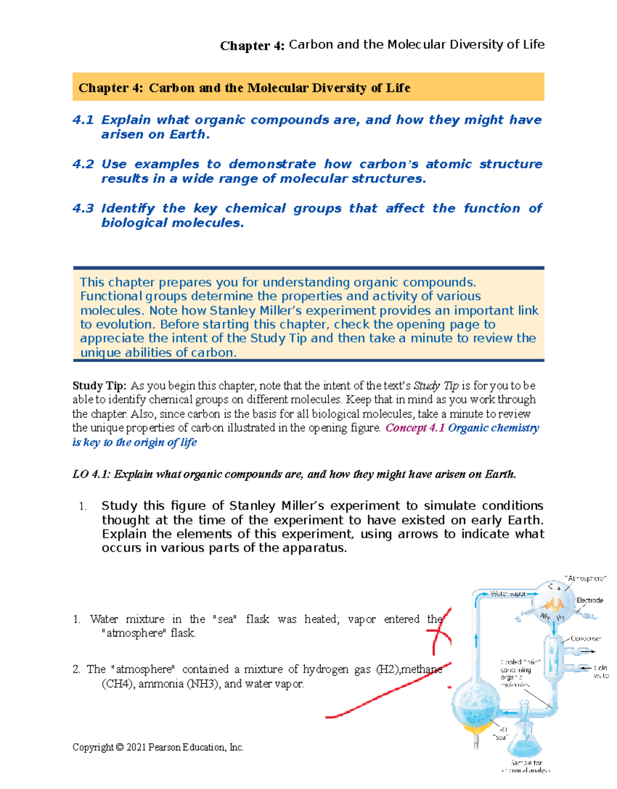 Bio12 ARG 04 - notes - Chapter 4: Carbon and the Molecular Diversity of ...