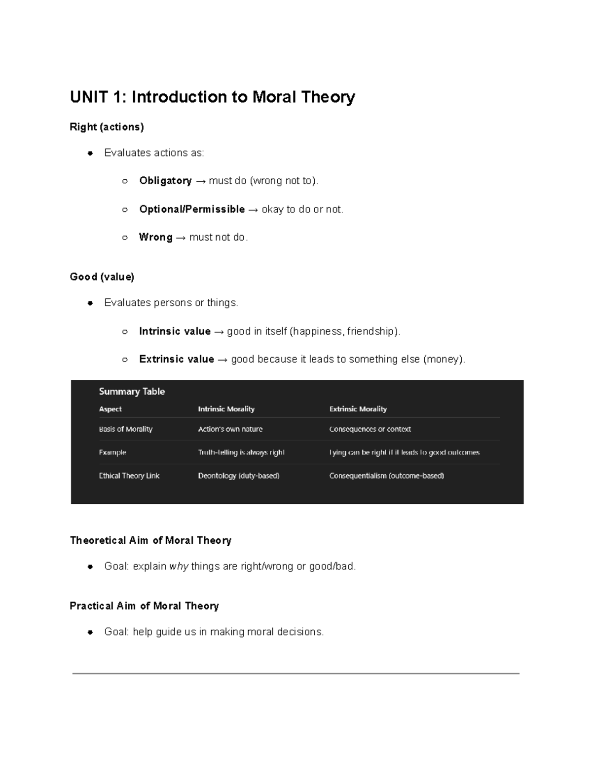 Contemporary Moral Issues: Midterm Review Notes (CMI 5 & 6) - Studocu