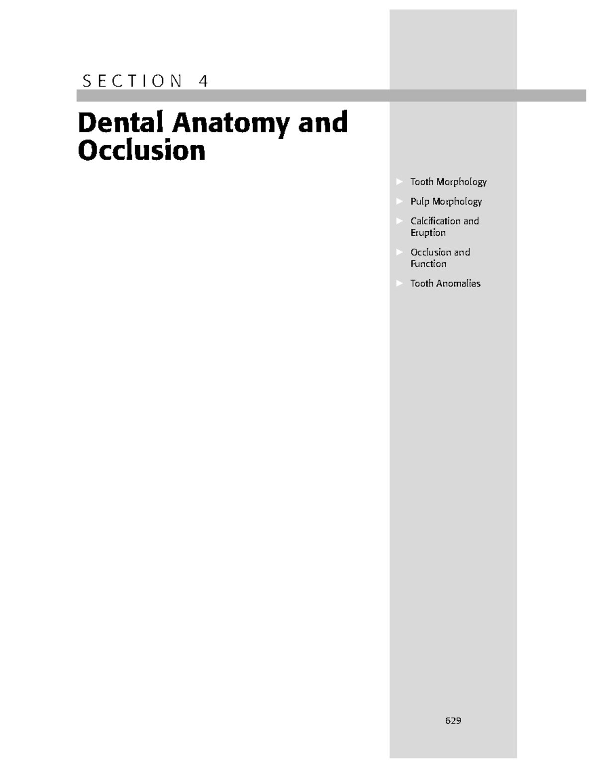 Dental Anatomy & Occlusion: First Aid Notes (DENT 629) - Studocu
