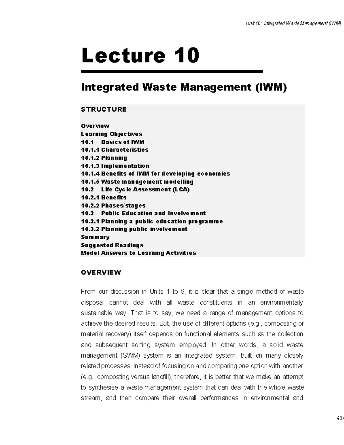 Nptel SWM10 - bhbhj - Unit 9: Hazardous Waste: Management and Treatment ...