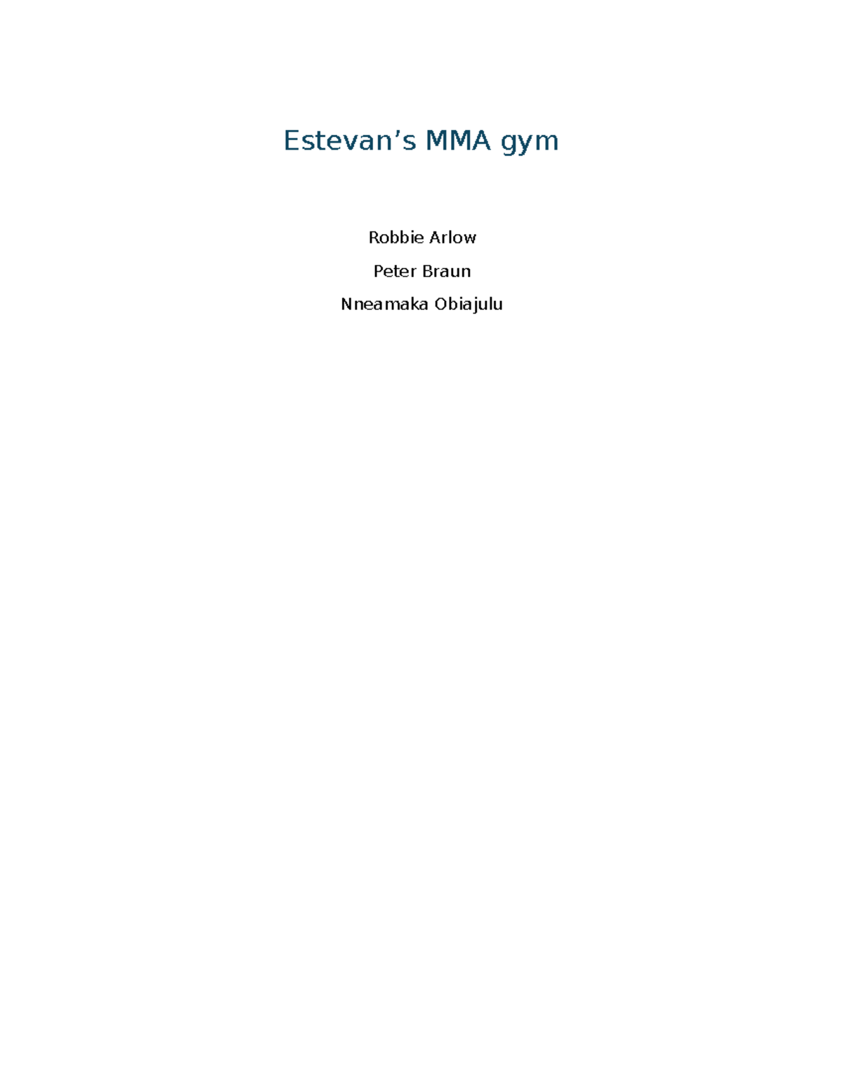 MMA 101: Case Study Part 2 - Target Market Analysis for Buff Body Gym ...