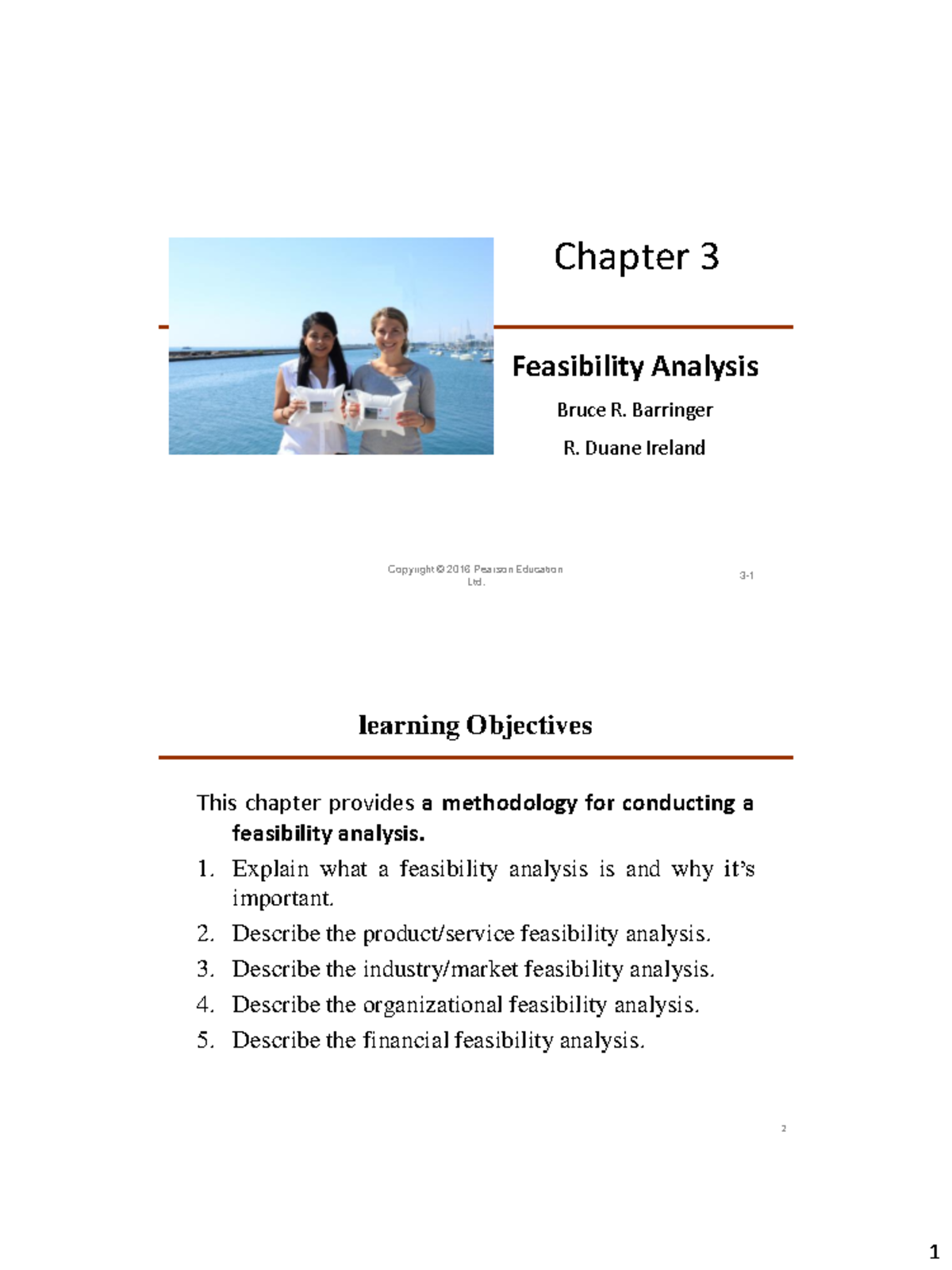 Chapter 3: Feasibility Analysis Overview and Methodology - Studocu