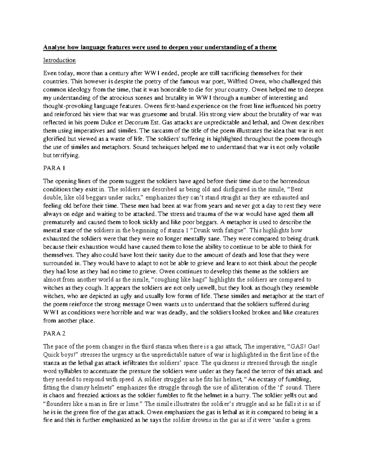 Level 2 Unfamiliar Text 2017 - English Level 2 - Studocu