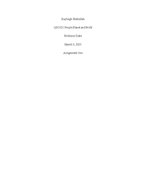 QSO321 Module Four Assignment - Module Four Assignment Kayleigh ...