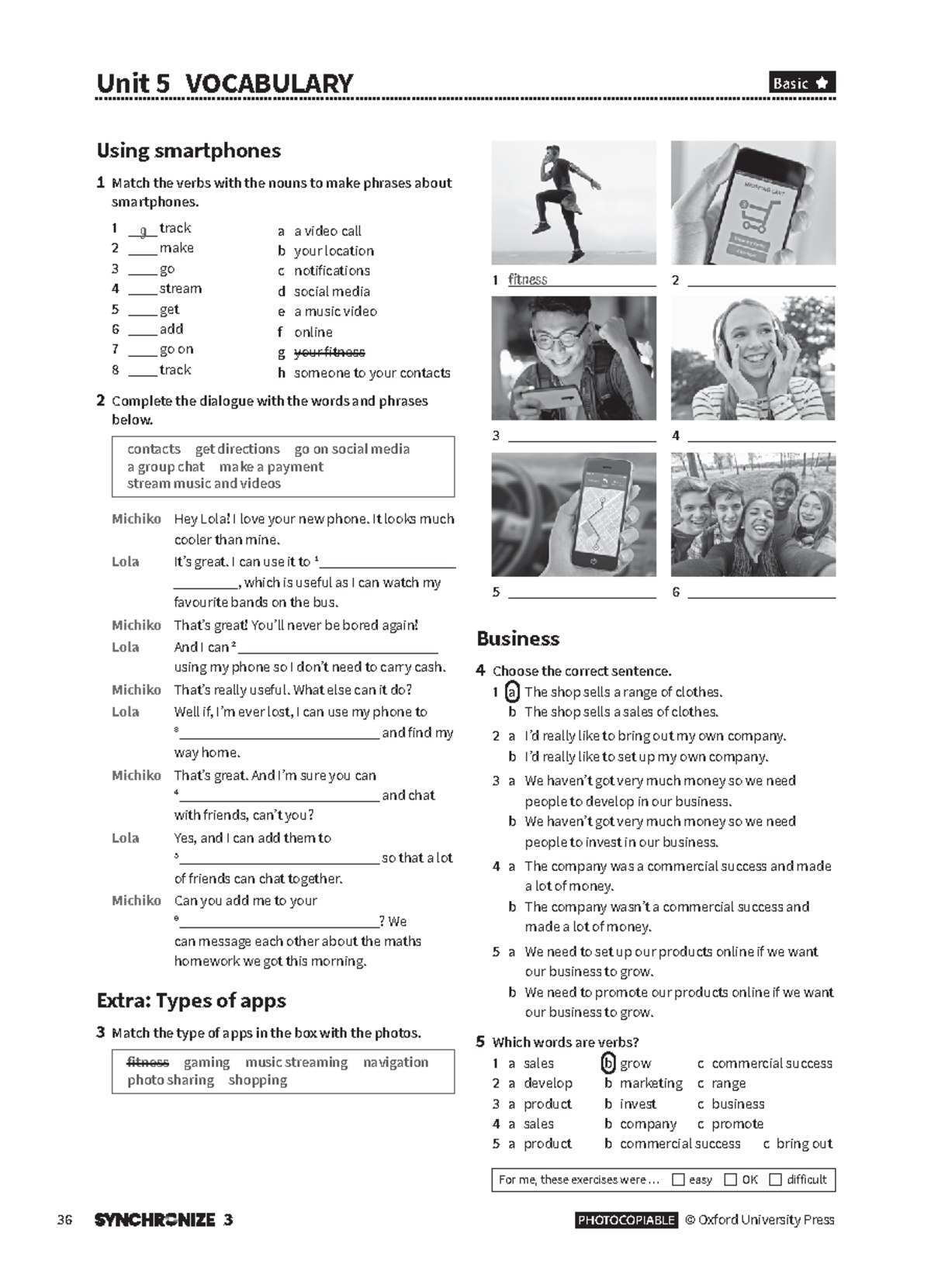 721751813 Unit 5 Vocabulary & Grammar Exercises Review - Studocu