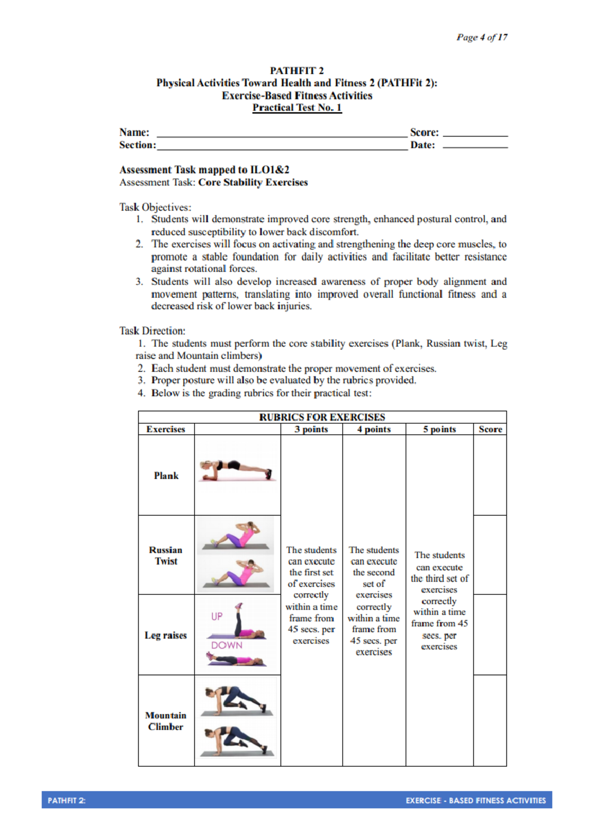 Pathfit-2 Instructional- Material 1 - Page 4 of 17 PATHFIT 2 Physical ...