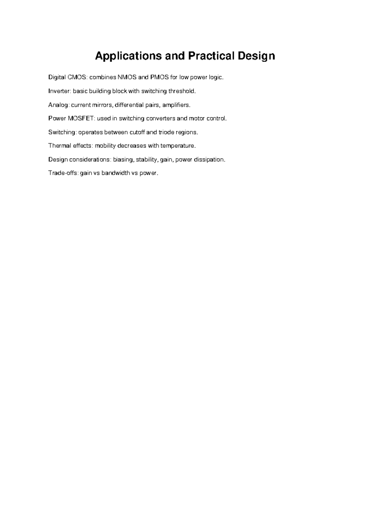 Mosfet Note5 Applications Rich - Applications and Practical Design ...