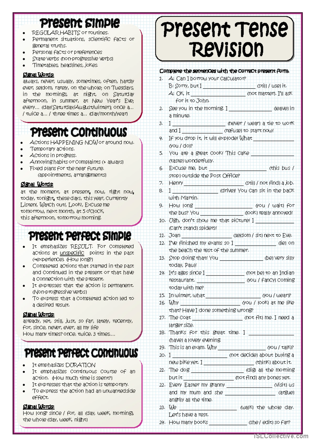L30552 UNIT 3 TEST: Celebrations Around the World - Grammar ...
