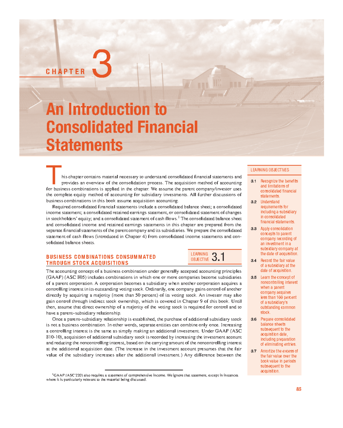 Chapter 3 - Overview of Consolidated Financial Statements and ...