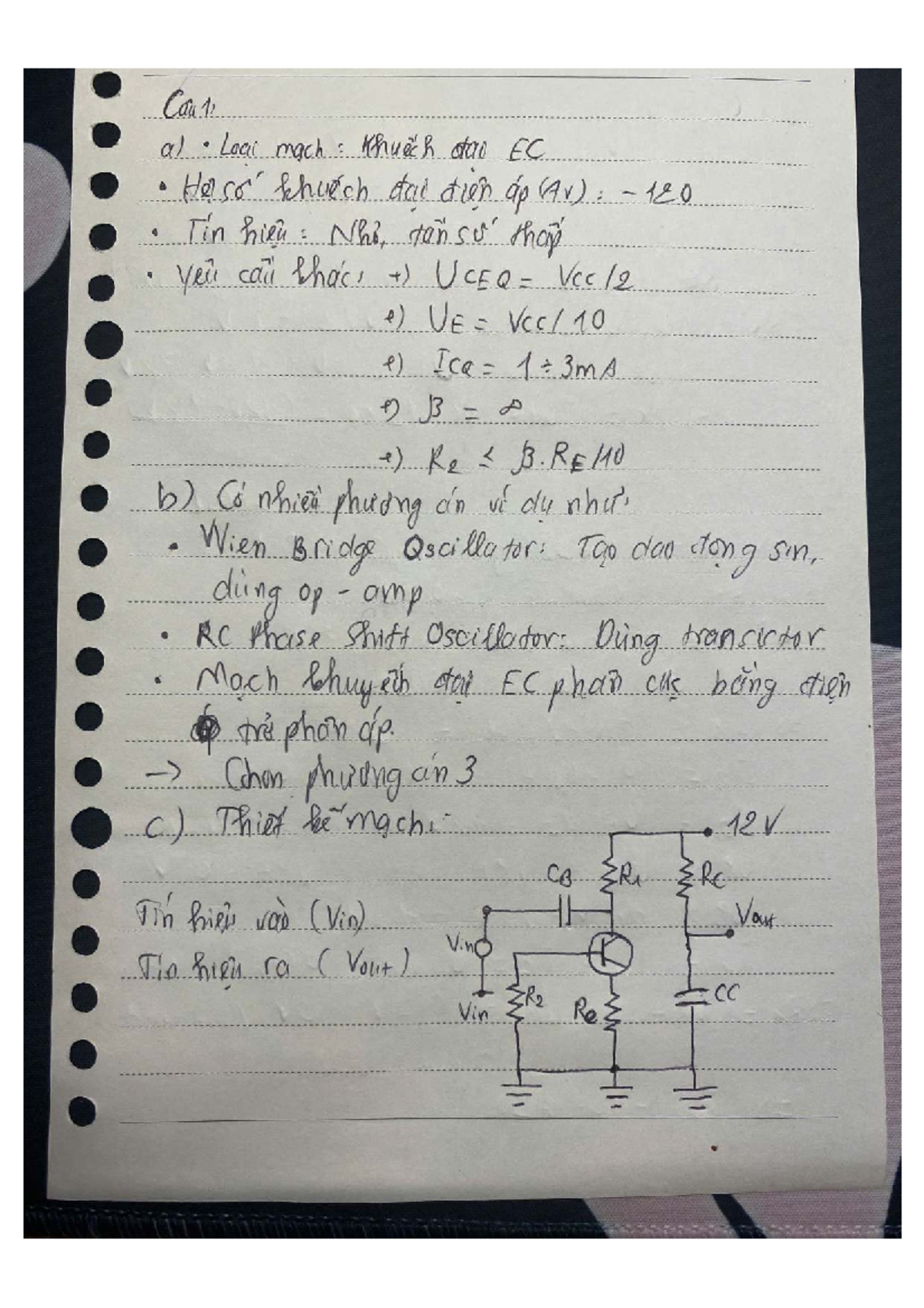 TX2-2024602375 - Wien Bridge Oscillator and Op Amp Analysis - Studocu