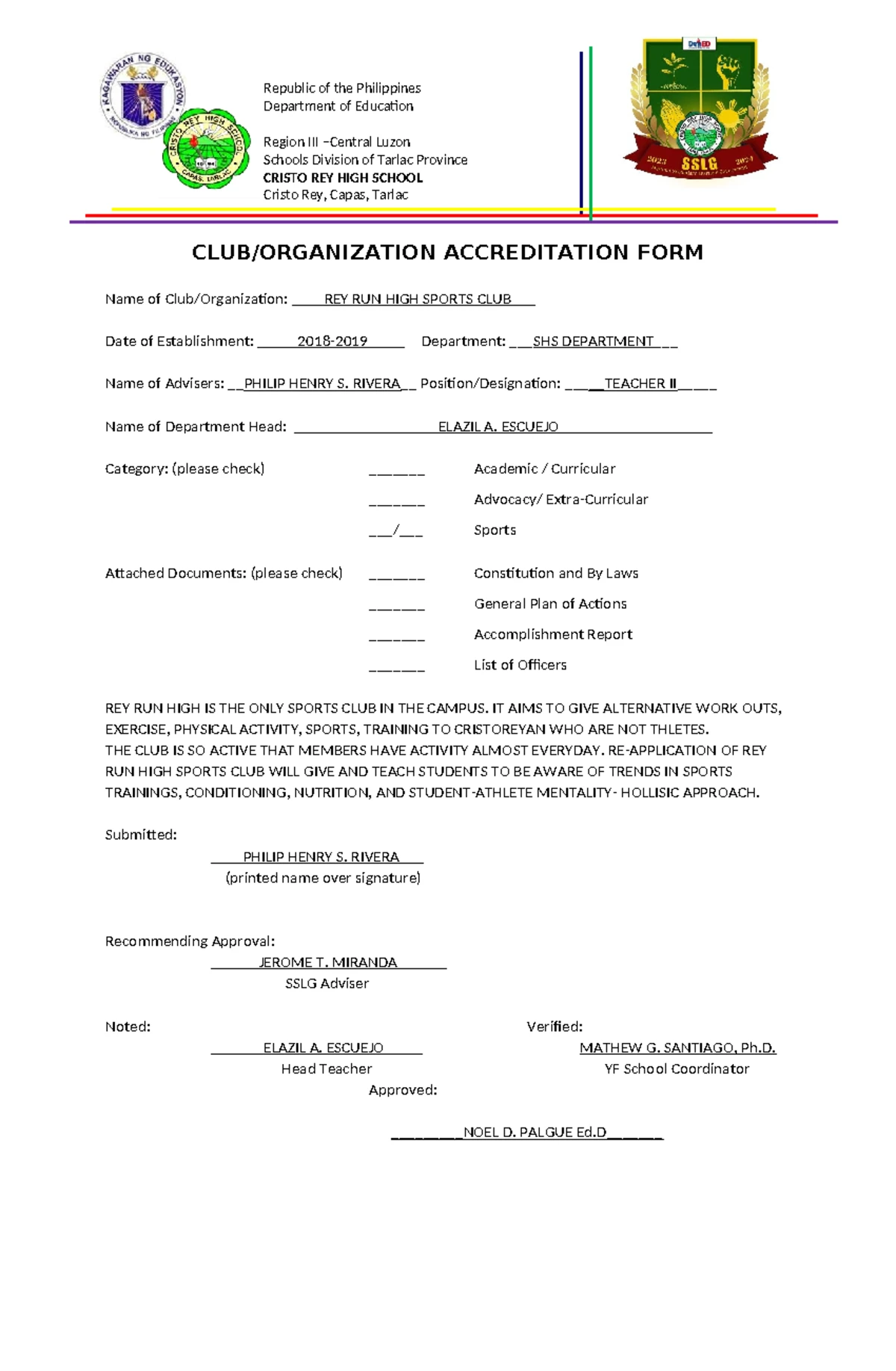 PE&H 11 Lesson Plan: Individual & Dual Sports for Senior High School ...